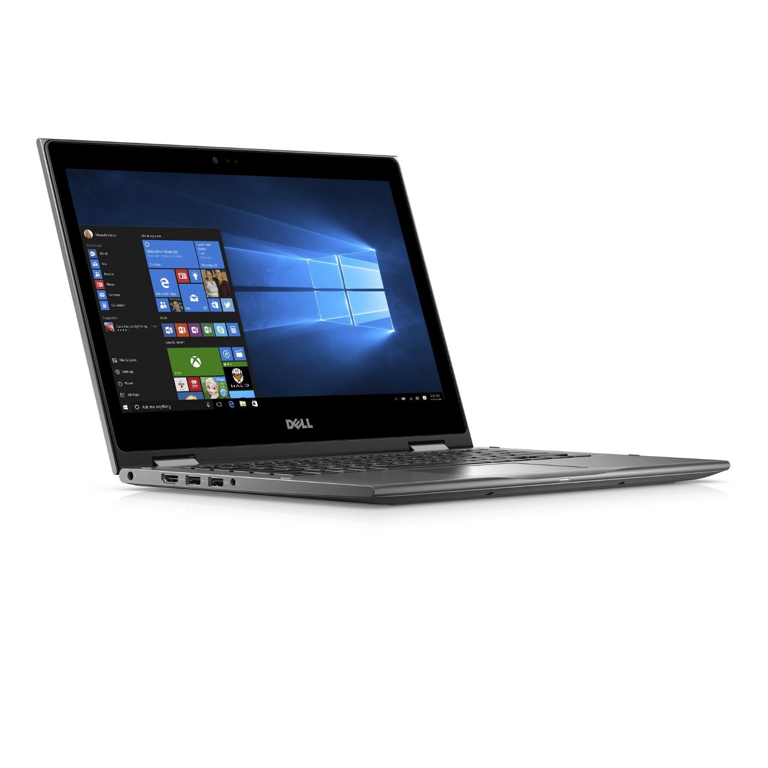 DELL Flagship Inspiron 2-in-1 13.3" Touch-Screen Laptop - Intel Core i7 -7500U - 8GB Memory - 256GB Solid State Drive - Gray