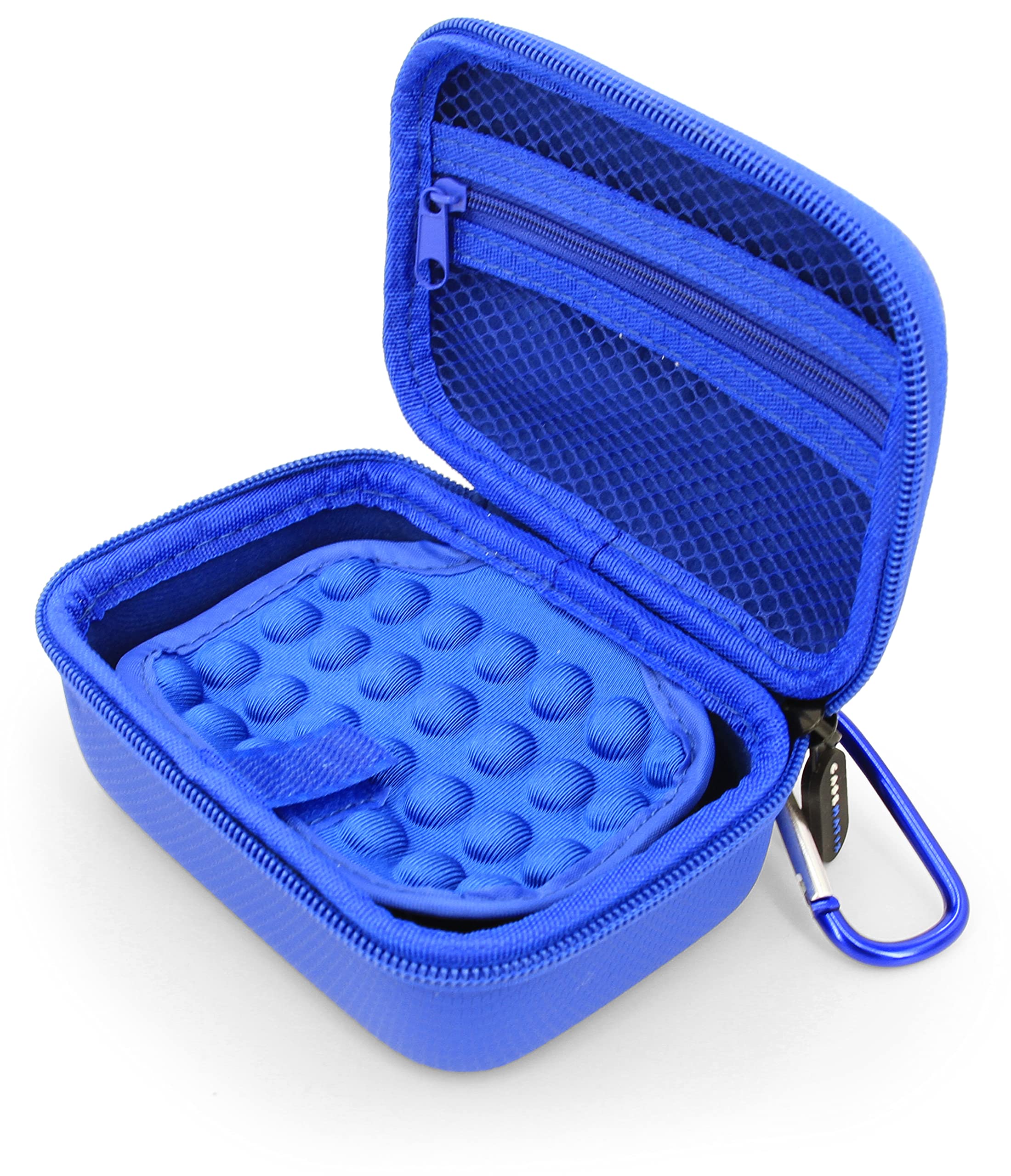 CASEMATIX Retro Handheld Game Console Case Compatible with HigoKids QS4 Portable Retro Video Game Player, Mademax RS-1 Gaming Console, E-MODS Arcade Pocket Player and More Up to 4.75", Blue Case Only