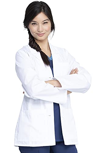 Dickies Women's 28" Poplin Lab Coat 84401, M, White