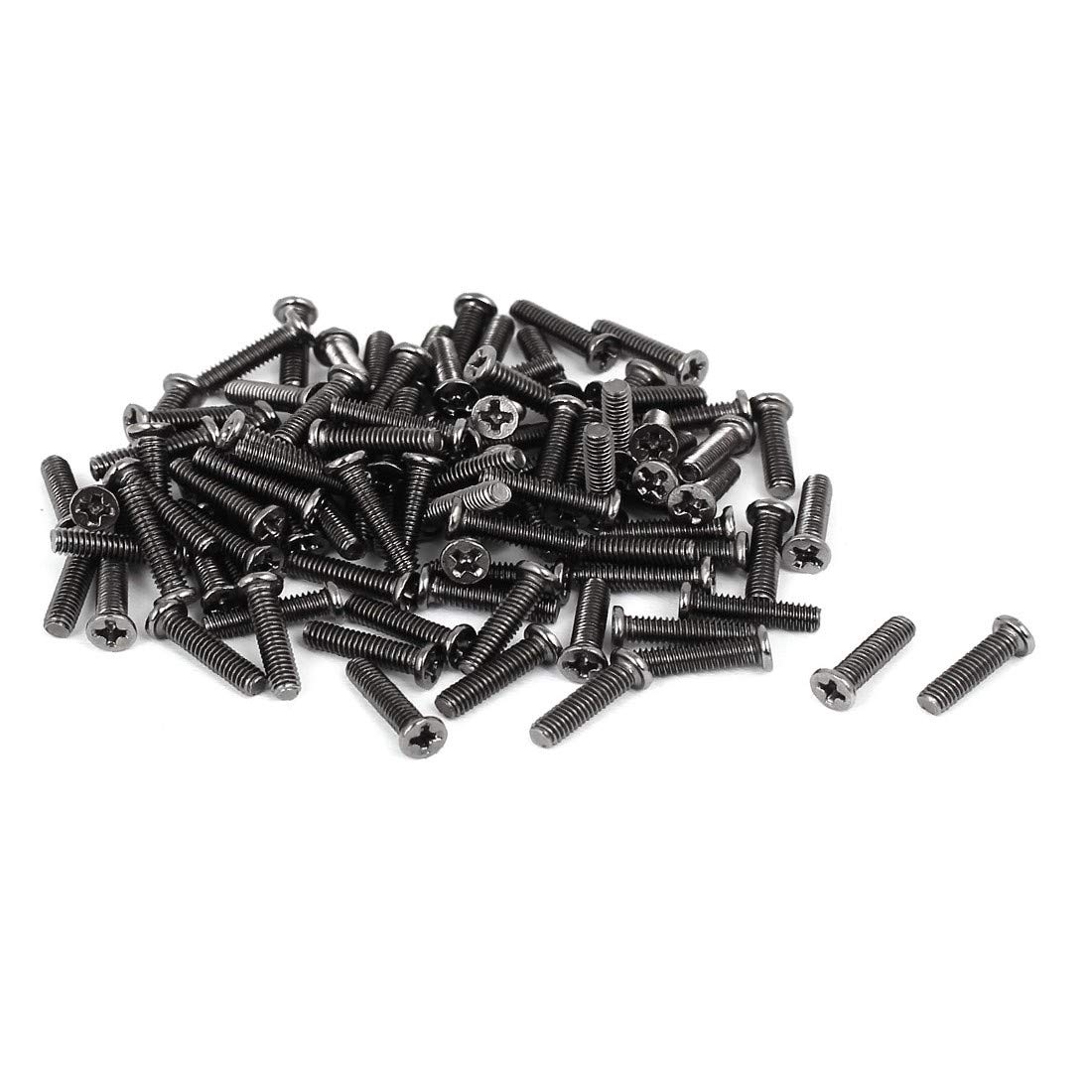 New Lon0167 CM2.5x10mm Flat Featured Head Phillips Notebook reliable efficacy Laptop Computer Back Cover Screw 100pcs(id:3bc b4 02 0cb)