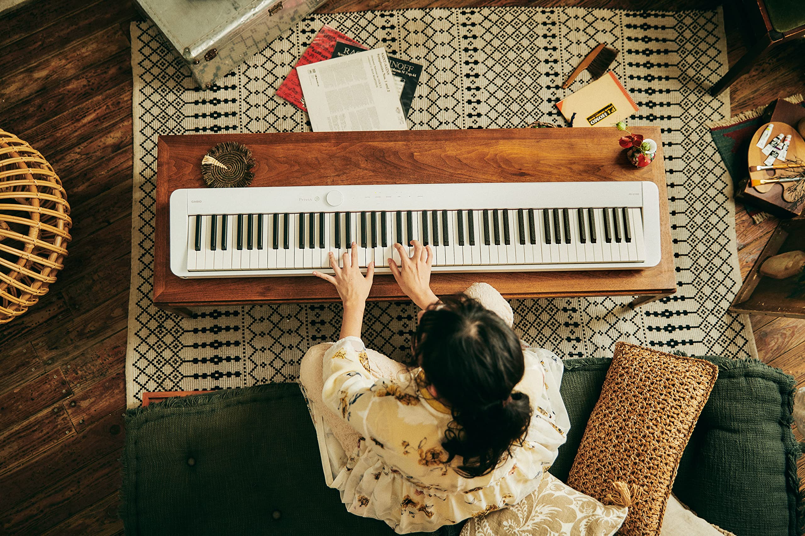 Casio Privia PX-S1100WE 88-Key Digital Piano (White)