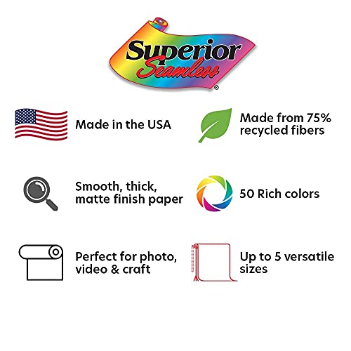 Superior Seamless Photography Background Paper, #66 Wheat 53 inches Wide x 16.5 feet Long (Made in USA)