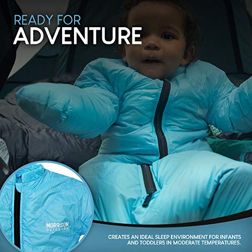 Morrison Outdoors Little Mo 20 Down Baby Sleeping Bag (Blue)