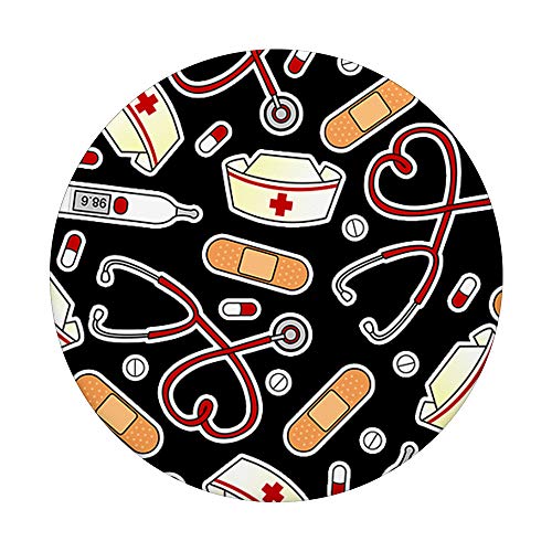 Nurse Gift Nurse Life Nursing Girls Medical Doctor Oncology PopSockets Swappable PopGrip