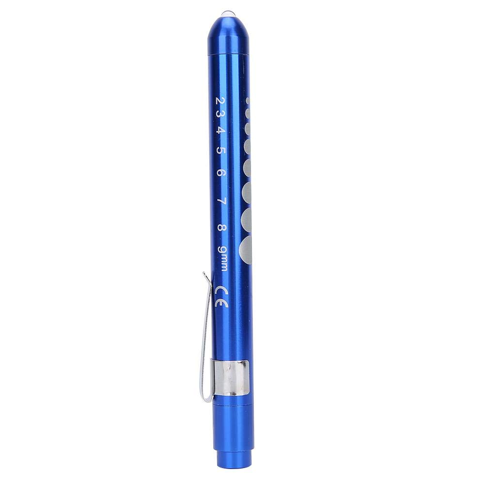ZJchao LED Penlight Professional Portable Diagnostic Lamp Clinical Pen Ophthalmic Examination Pupil Check Pen Light for Doctor Nurse(Blue)