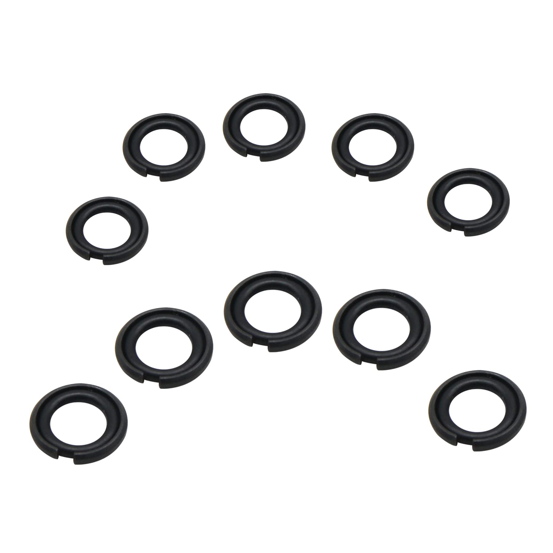 5 Sets 3/8" and 5 Sets 1/2" Impact Retaining Ring Wrench Socket Clip with O-Ring Fits Replacement Impact Wrench Square Drive Socket Retainer Ring