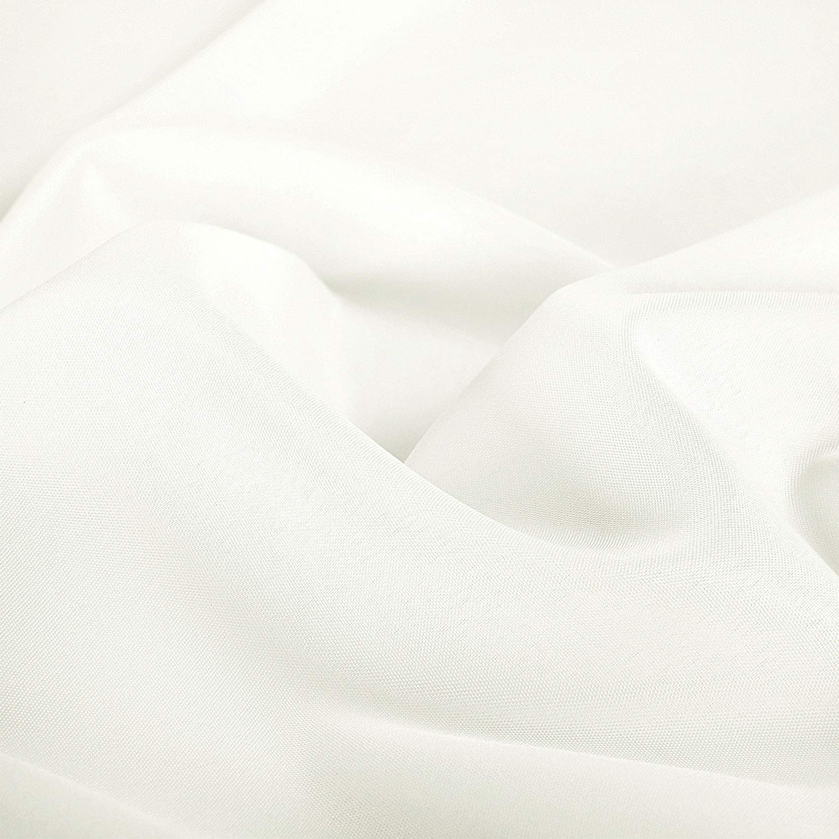 Ascoza 6pack 90x156 Inch Ivory Rectangular Tablecloth 8 Feet Table Cloth in Polyester Fabric for Wedding/Banquet/Restaurant/Parties