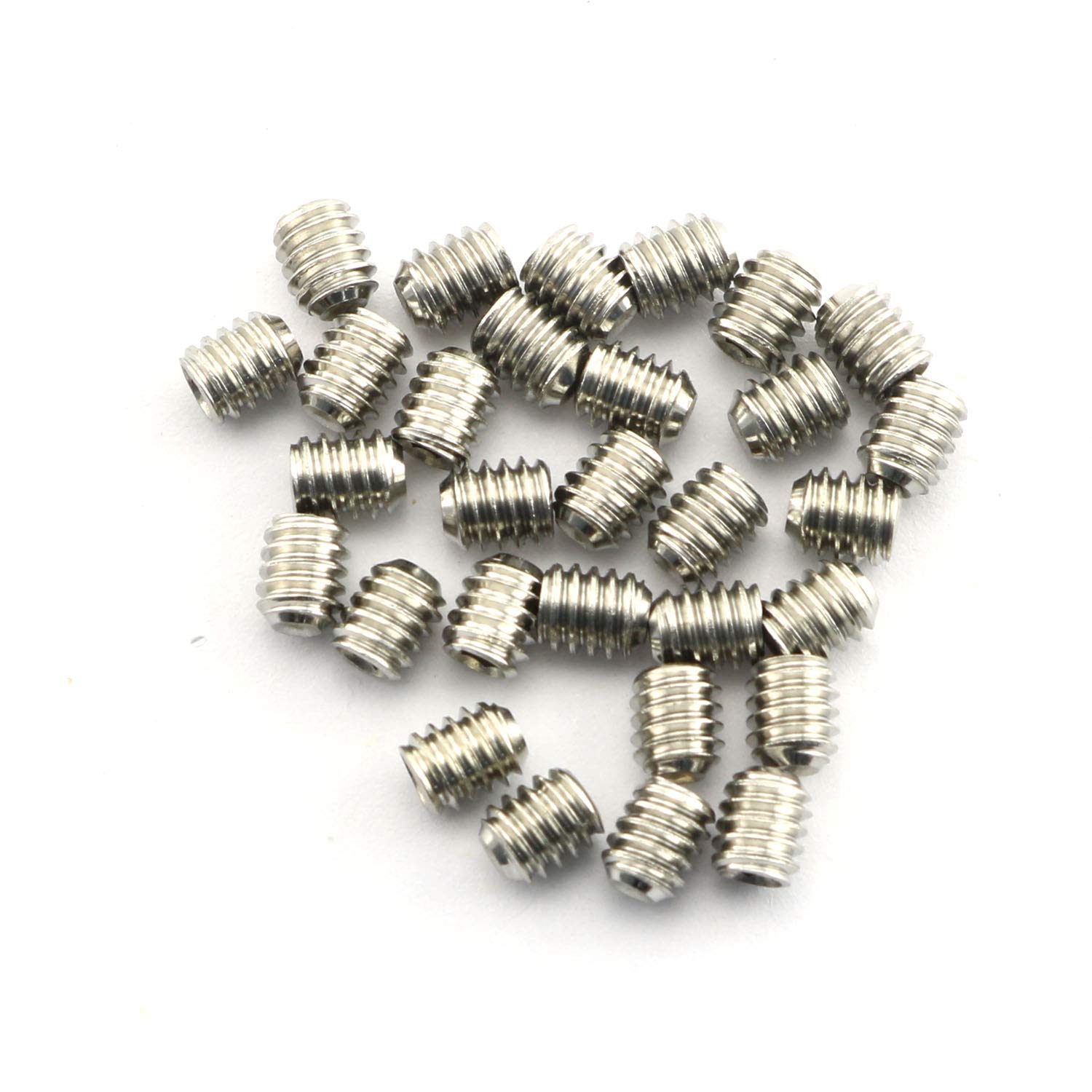 Pro Bamboo Kitchen 30pcs Socket Set Screws Stainless Steel American Standard Machine Headless Screw 8-32 x 3/16"