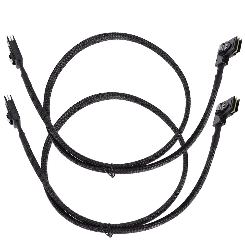 M246M 0M246M 90 Degree Right Angle SAS-A SAS-B SATA Cable for DELL POWEREDGE R310 R710 H700 (Pack of 2)