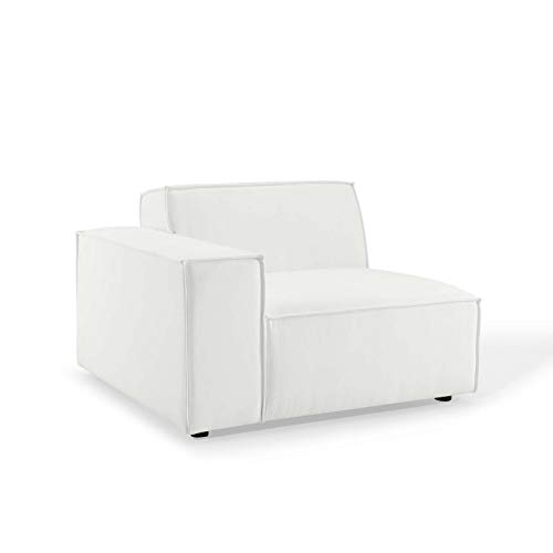 Modway EEI-4114-WHI Restore 4-Piece Upholstered Sectional Sofa in White
