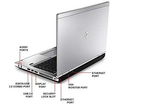 HP Elitebook 8470p 3rd Gen Intel Core i5 3320 2.6GHz 8GB 320GB HD DVD 14- Windows 10 Pro 64 , Grey, 14-14.99-inches (Renewed)