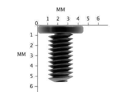 RapidSparesLtd M2.5mm Thread Laptop Screws for Machine Wafer Head 3 4 5 6 6.5 8 10 12 17