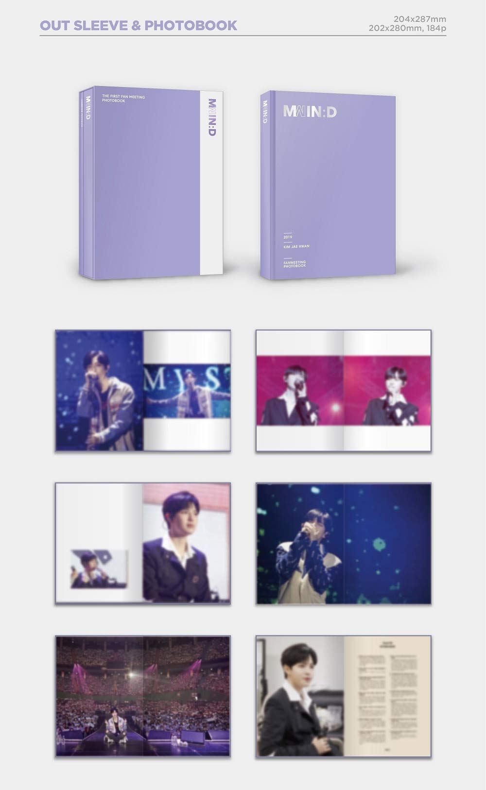 Swing Entertainment Kim JAE Hwan - The First FANMEETING PHOTOBOOK MIN:D Photobook+Making DVD