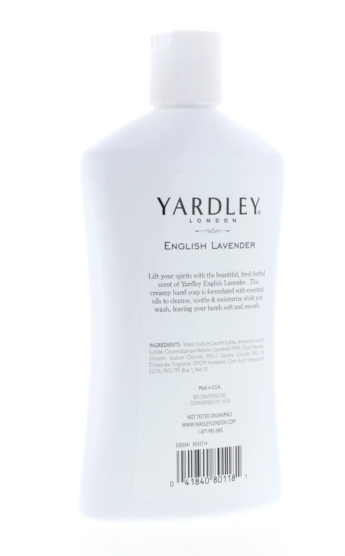 Yardley London Liquid Hand Soap - English Lavender - 16 oz - (Pack of 4)