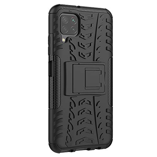WenTian Huawei P40 Lite/Nova 7i Case, CaseExpert® Heavy Duty Shockproof Rugged Impact Armor Hybrid Kickstand Protective Cover Case for Huawei P40 Lite/Nova 6 SE Black