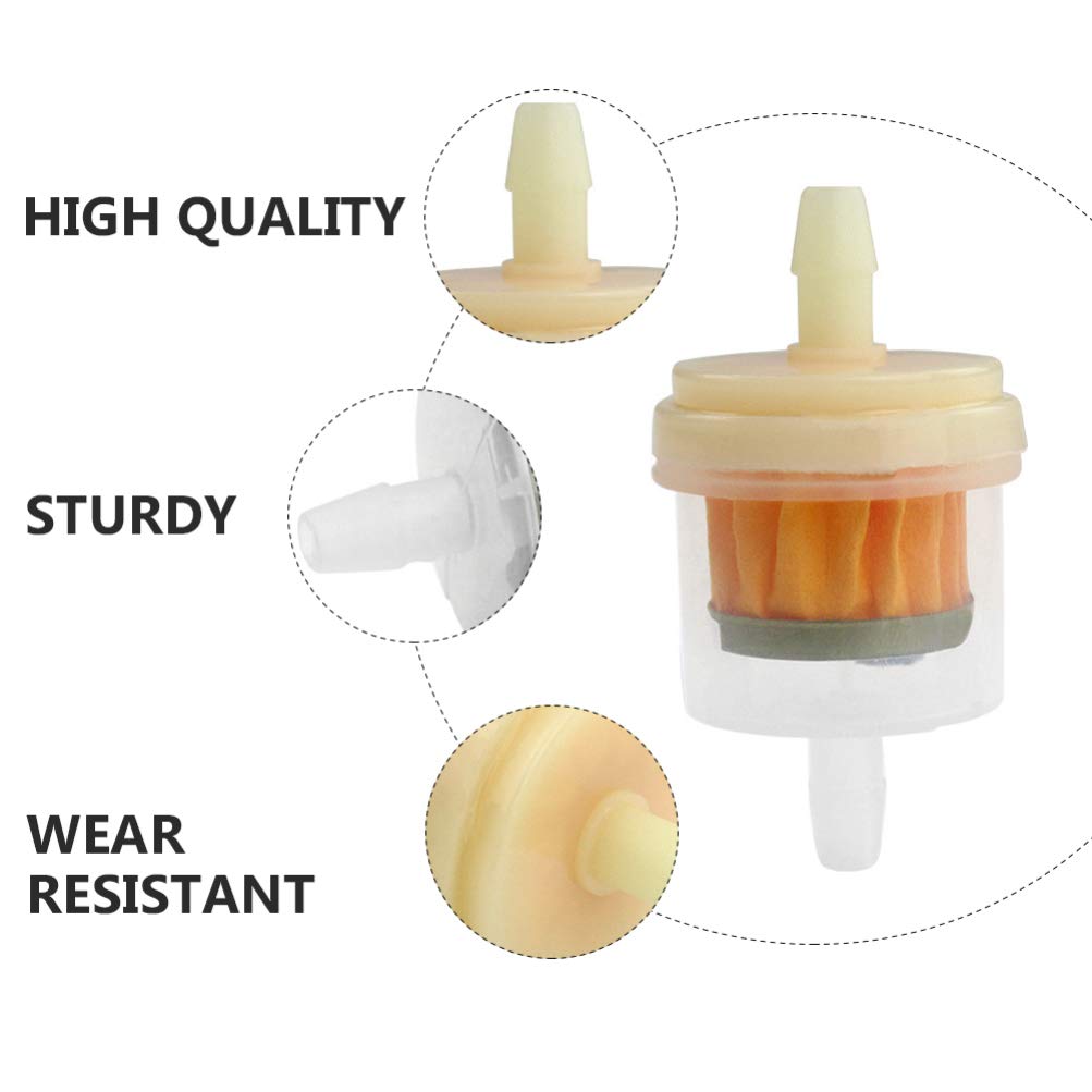 Minkissy 10pcs Microdermabrasion Filters Vacuum Microdermabrasion Filter Tube Microdermabrasion Parts (As Shown)