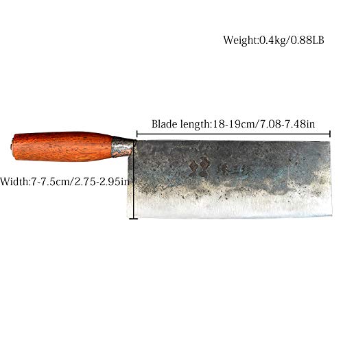 臻三环 ZhenSanHuan HandHammered Forged Kitchen Knife Cleaver