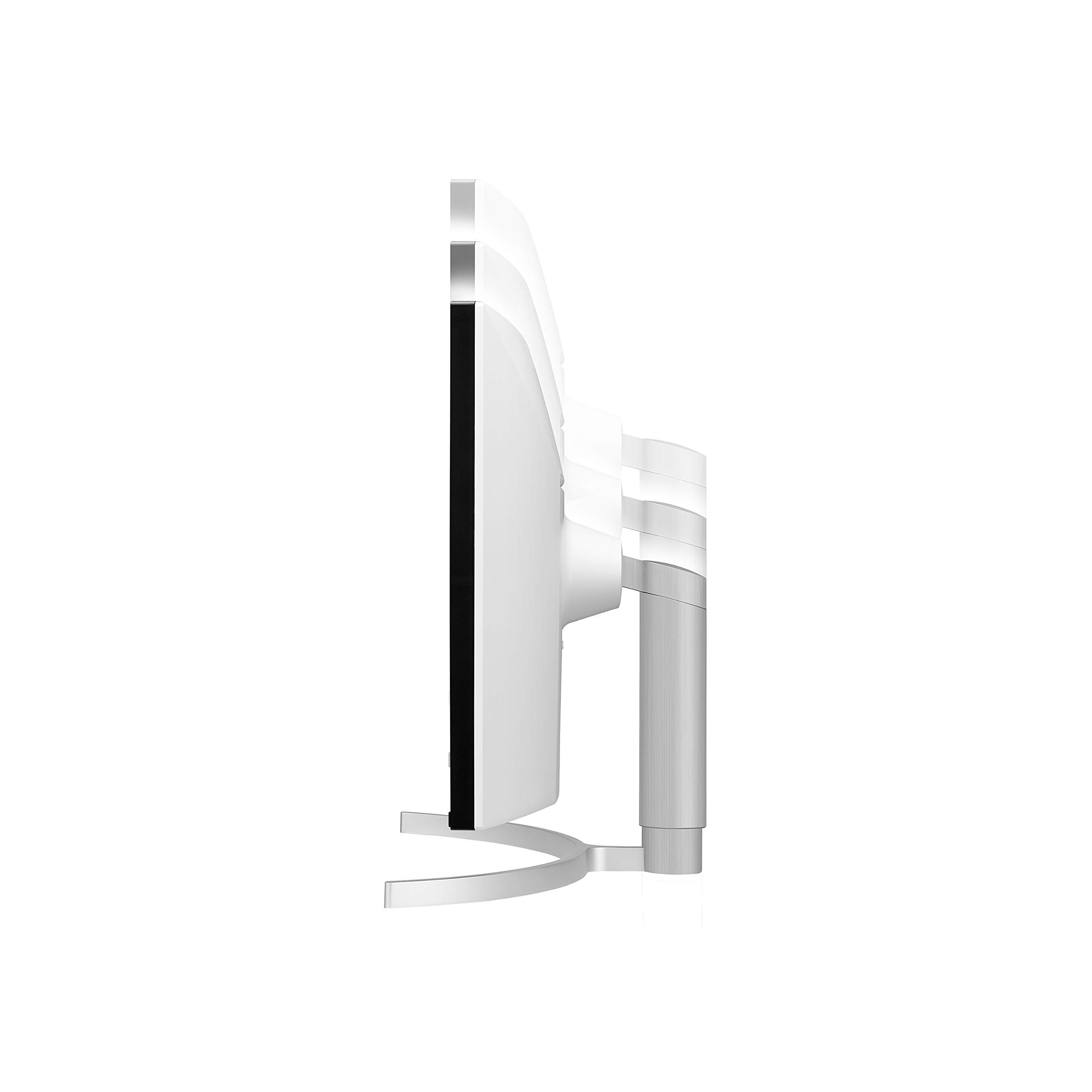LG 38WN95C-W 38-Inch Curved UltraWide QHD+ 3840x1600 NVIDIA G-SYNC Compatible Nano IPS 144 Hz Refresh Rate and 1 ms Response Time Gaming Monitor with Thunderbolt 3 Connectivity (Renewed)