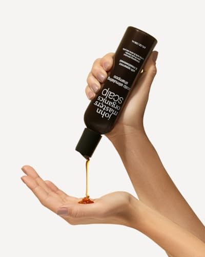 John Masters Organics Scalp Stimulating Shampoo 16 oz | Organic Spearmint & Meadowsweet | 70% Organic Ingredients | Clarifying Shampoo | Improve Scalp Health | Sulfate-free, 16 Fl Oz