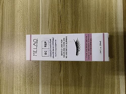 Mererke_Pretty Eyelash Extension Cleanser, Lash Shampoo for Lash Extensions, Lash Cleanser for Extensions, Paraben & Sulfate Free lash shampoo for Salon and Home Use 1.69 fl.oz
