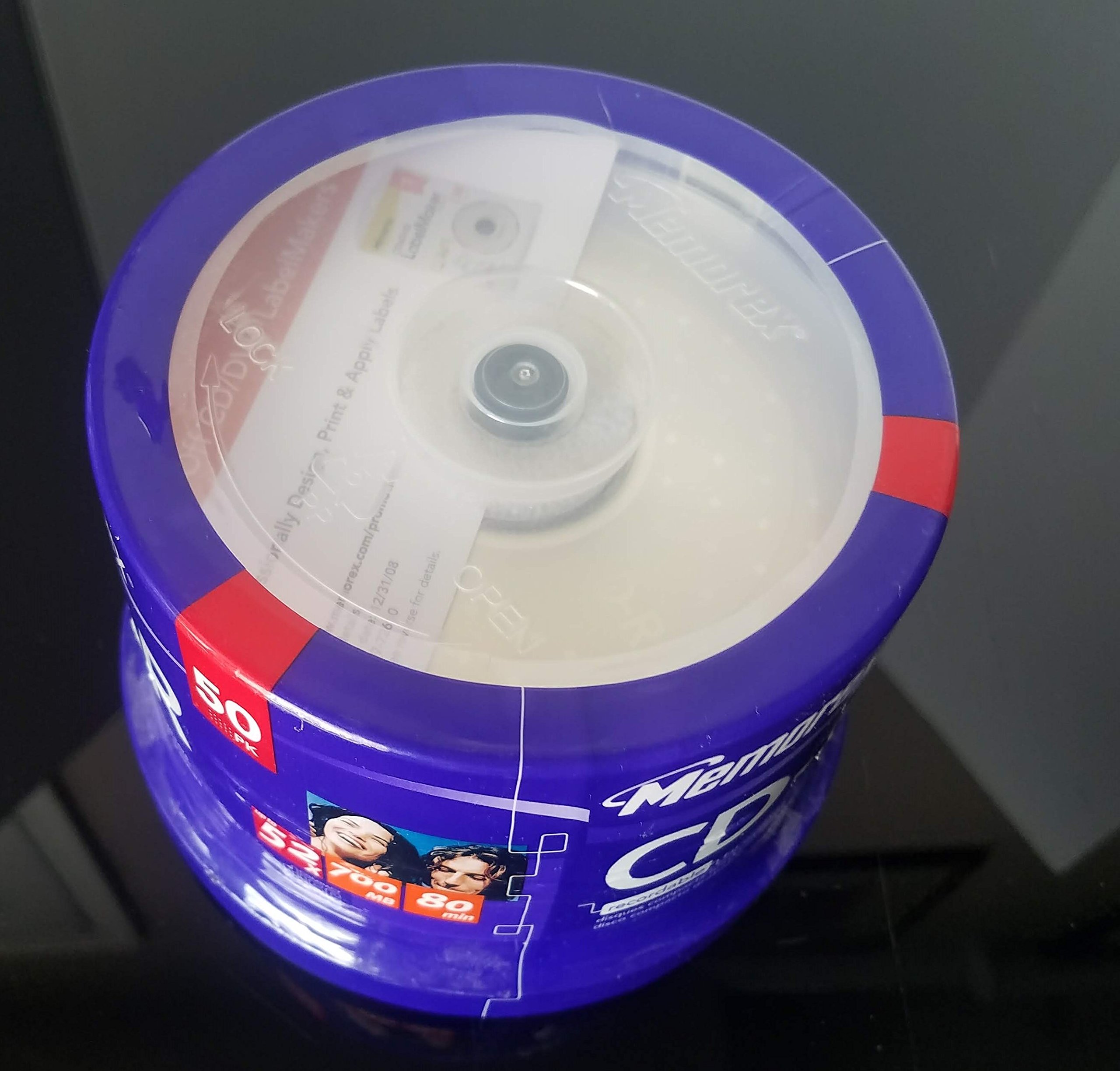 CD-R 80MIN 52X 50PK by TDK MfrPartNo 034707045637