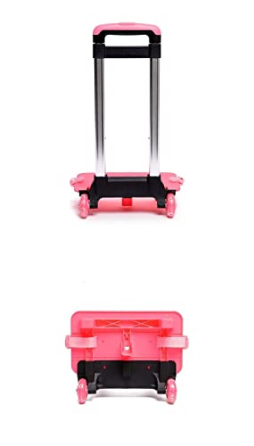 Backpack Hand Truck YUB Wheeled Cart Trolley Hand Aluminium Alloy Folding Trolley Cart for Schoolbag
