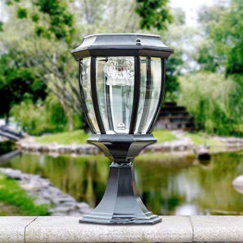 CDQYA Outdoor Pillar Lamp European Villa Wall Light Waterproof Home Garden Courtyard Light LED Street Garden Villa Lamp