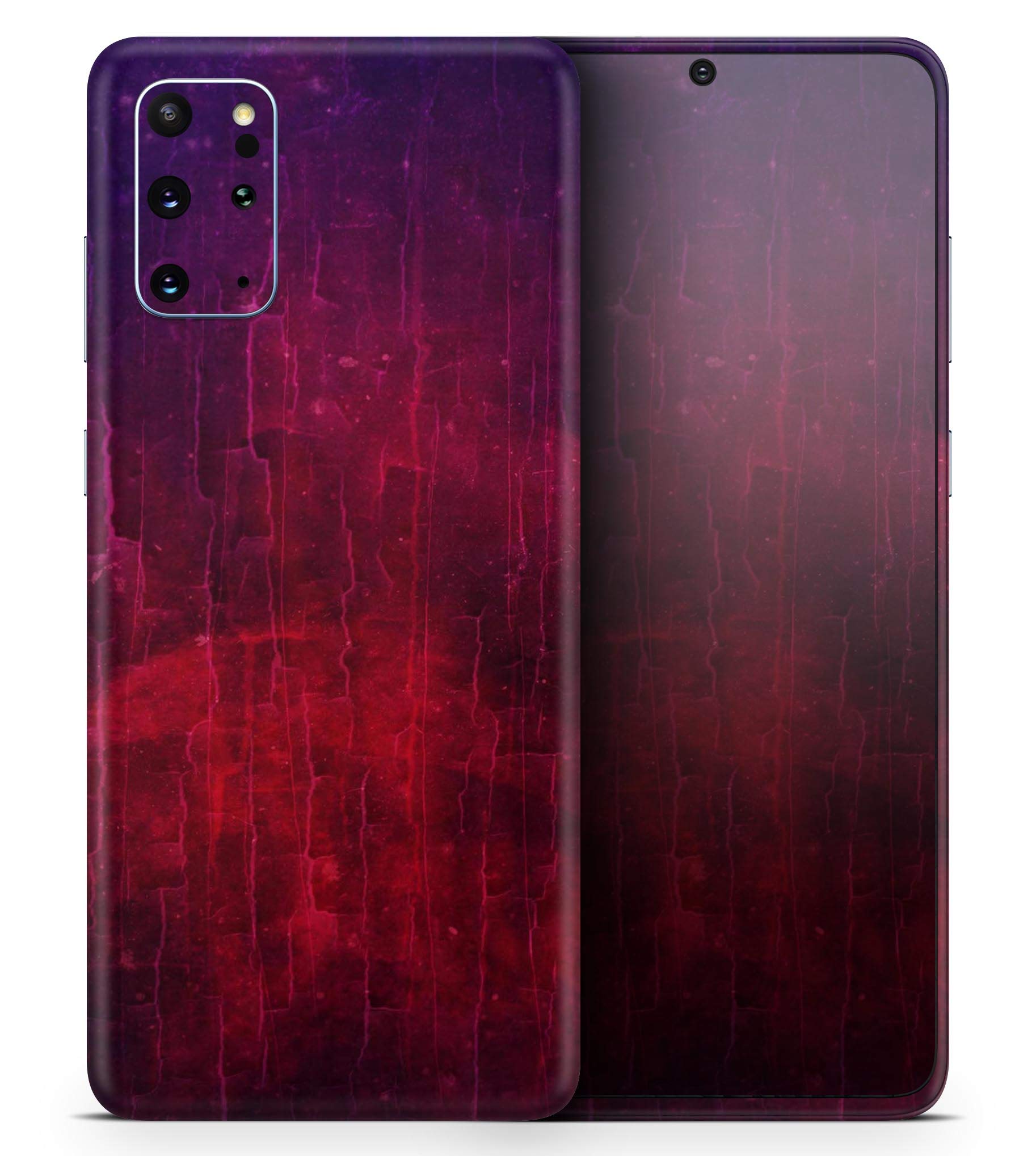 DesignSkinz Abstract Fire & Ice V2 Protective Vinyl Decal Wrap Skin Cover Compatible with The Samsung Galaxy S20 (Screen Trim & Back Glass Skin)