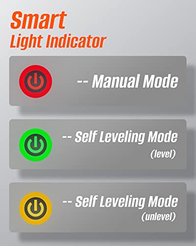 50 ft. Red Self-Leveling Cross Line Laser Level with Mode Lock for Indoor Use - Protective Carrying Pouch & Batteries Included