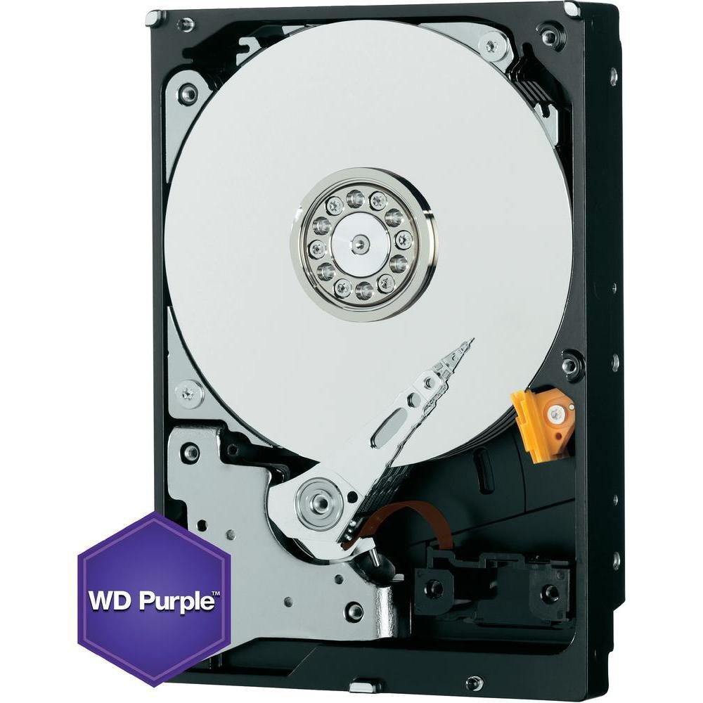 WD Purple 6TB Surveillance Hard Disk Drive - 5400 RPM Class SATA 6 Gb/s 64MB Cache 3.5 Inch - WD60PURX [Old Version] (Renewed)
