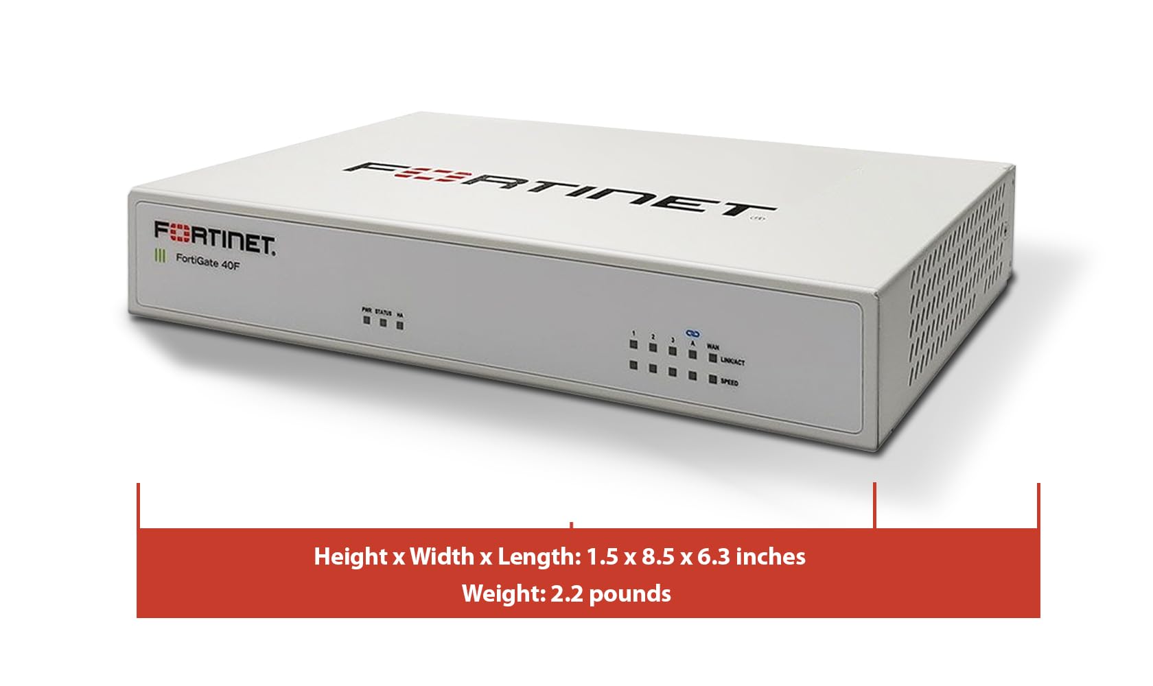 FortiGate-40F Network Security Appliance Plus 3 Year FortiGuard Unified Threat Protection (UTP) and FortiCare Premium (FG-40F-BDL-950-36)