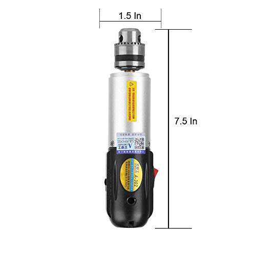 72W Micro DIY Electric Handle Drill ，Adjustable Variable Speed Mini Hand Held Power Tools Hobby Drill Electronic Grinder/Metal Jewelry, Wood, Jade, Small Handicraft,Collection Hobby,Drilling,Grindin