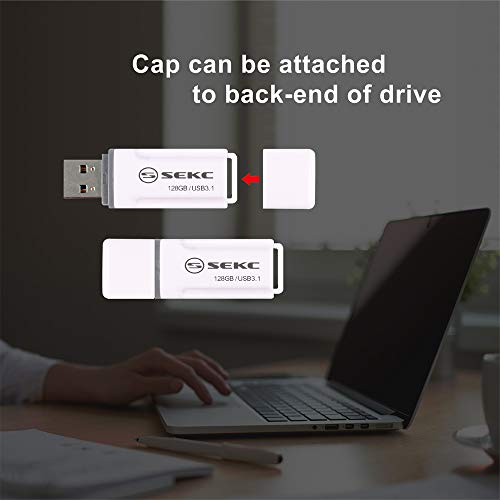 SEKC 128GB USB 3.1 Flash Drive, R/W Speed: 40/20 MB/s - SDU50128G