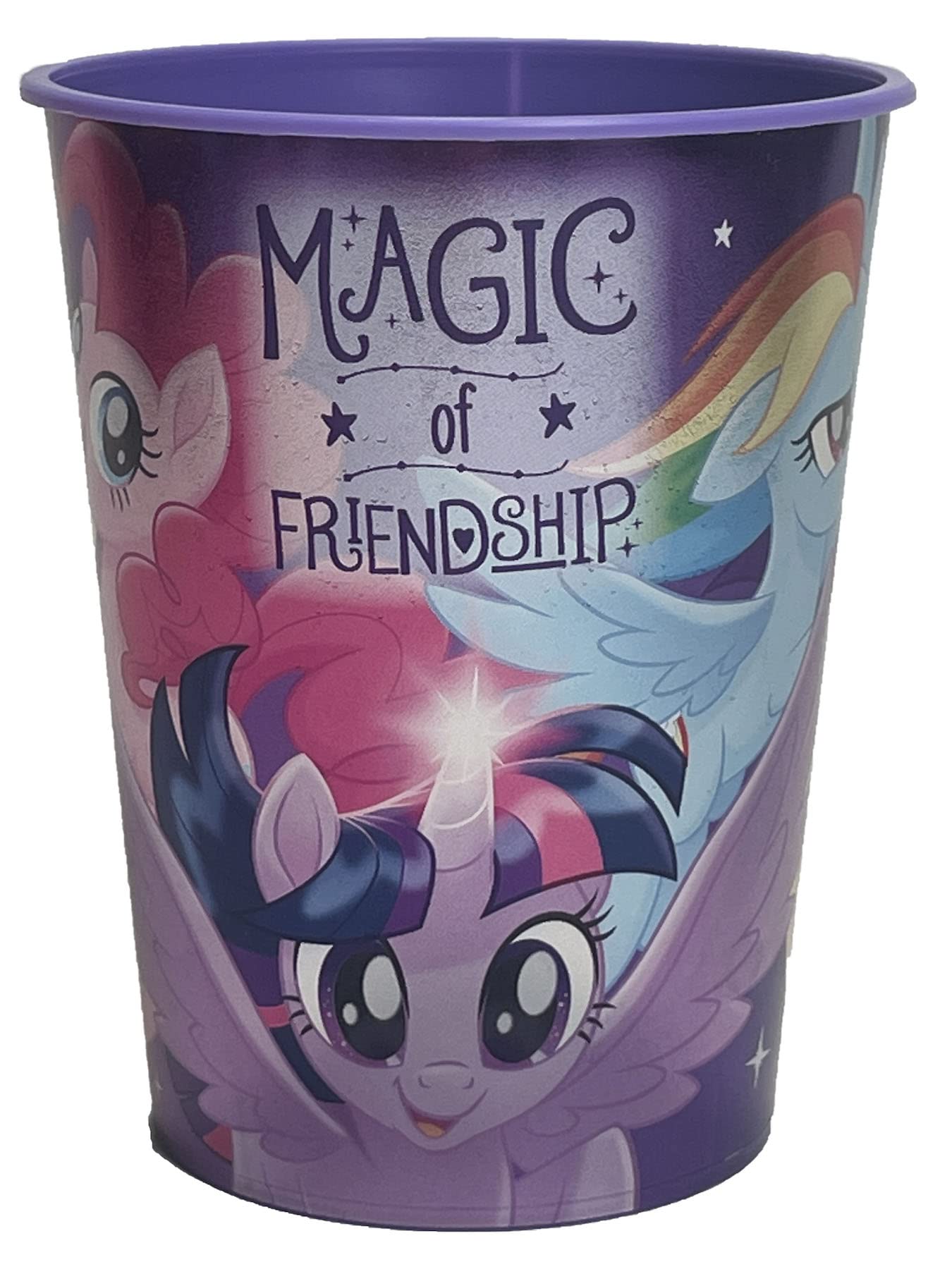 My Little Pony 3pc Bright Smile Oral Hygiene Bundle.Flashing Light Timer Toothbrush, Brushing Timer & Mouthwash Rinse Cup. Plus Dental Gift Bag & Tooth Saver Necklace (Rainbow Dash)