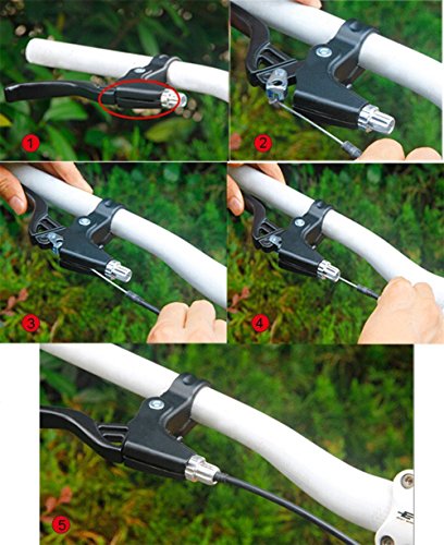 BicycleStore Bicycle 1 Pair Universal Full Aluminum Alloy Brake Handle Mountain Road Bike Brake Lever 2.2cm Diameterā¦