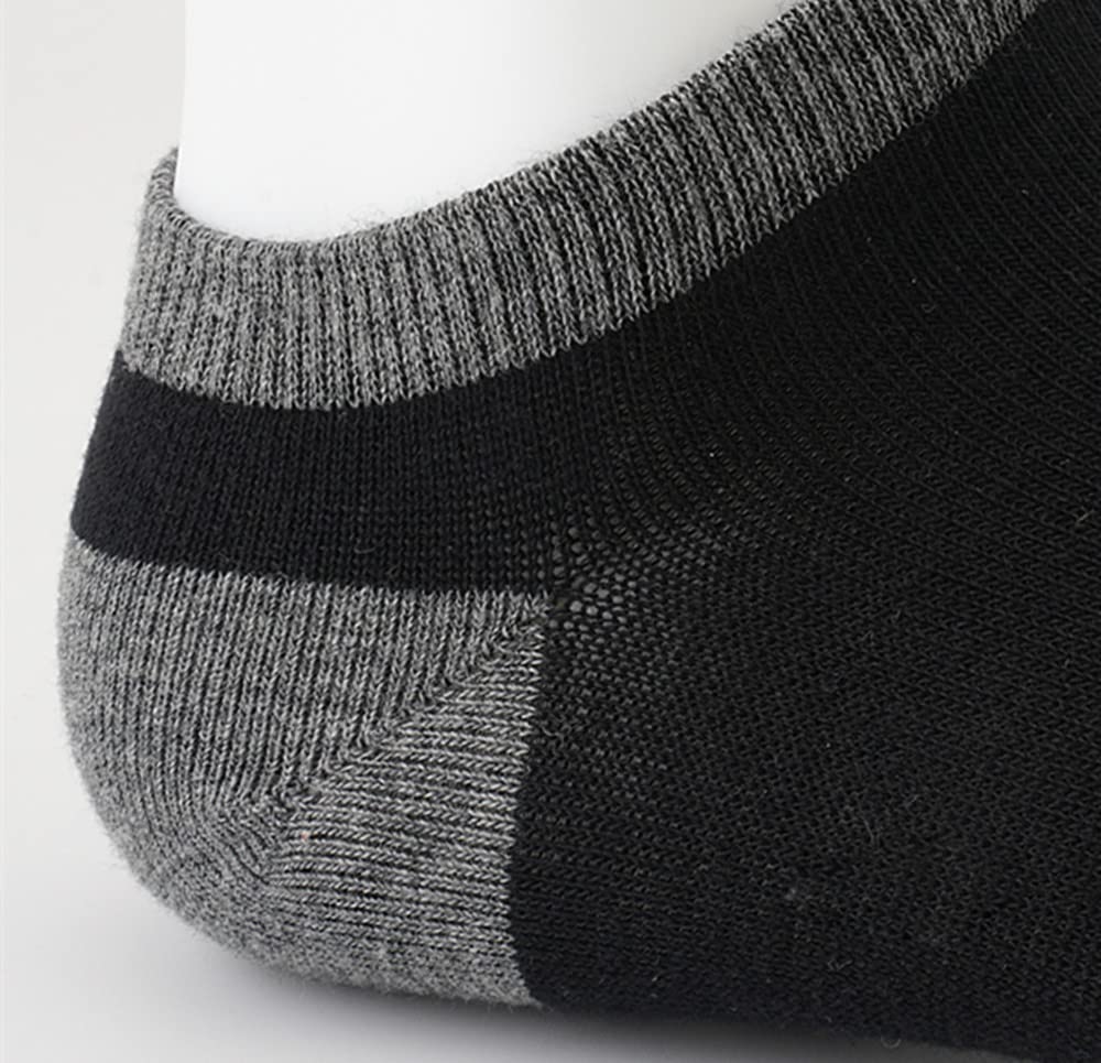 6 pairs no show socks women size 6-12 black Cotton socks ankle low cut