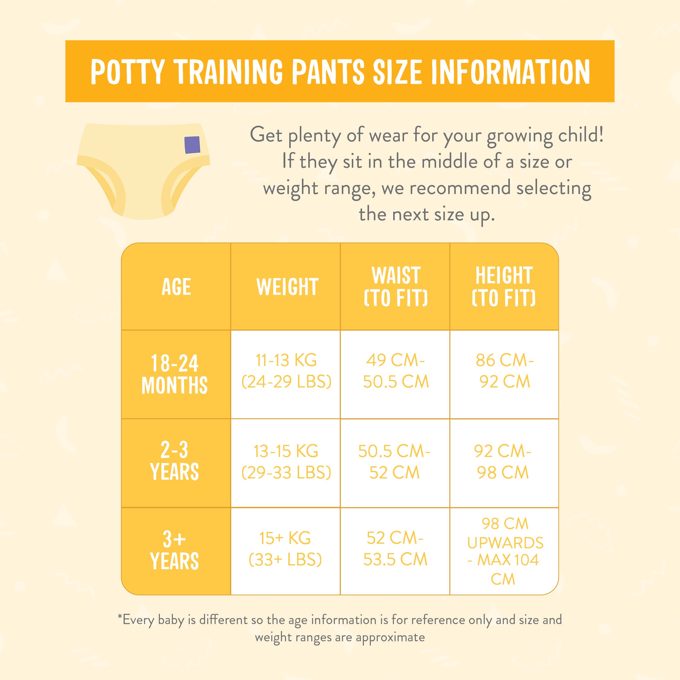 Bambino Mio, Potty Training Pants, Light Pink, 18-24 Months, (TP18-24 D)