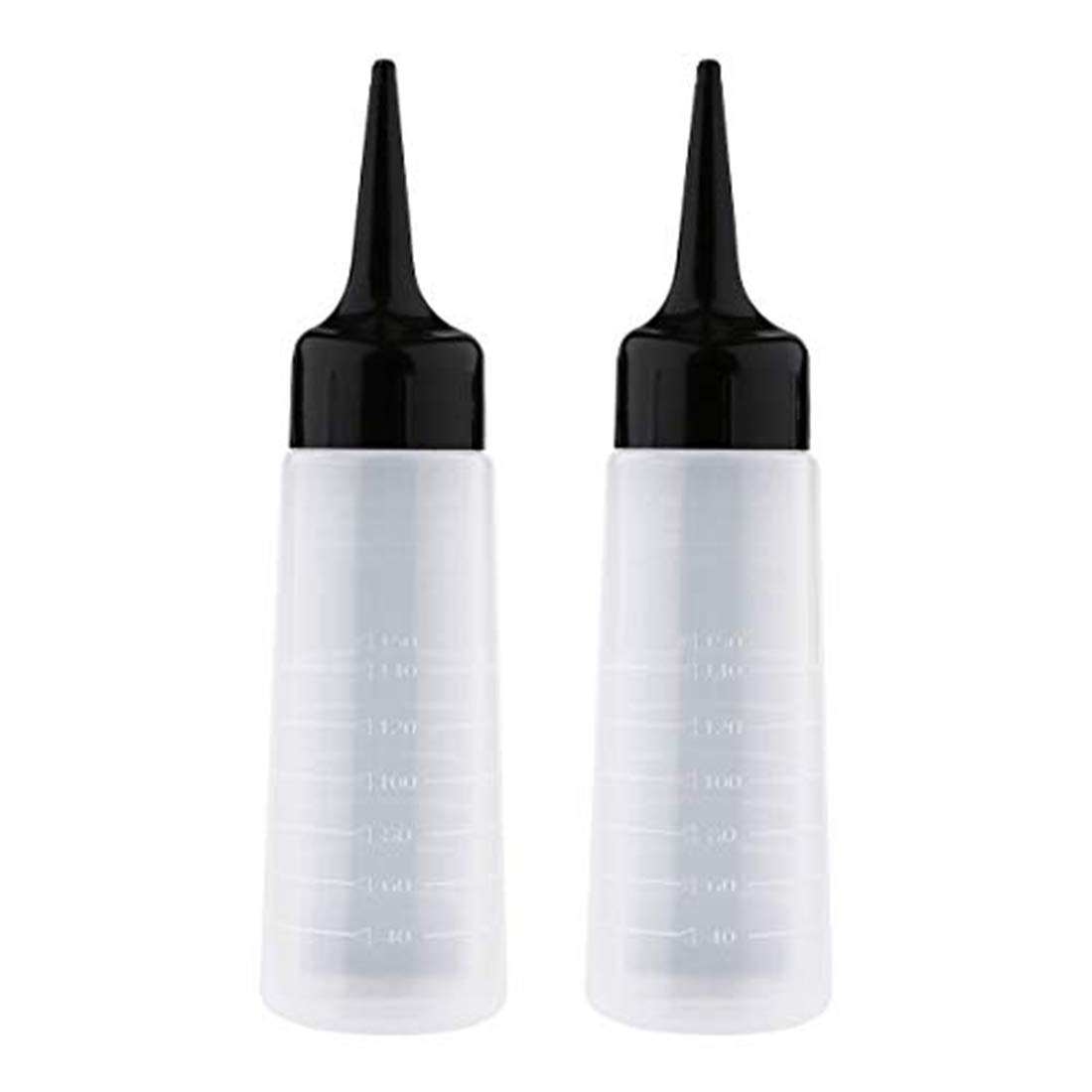 Yebeauty Hair Color Applicator Bottle, 2 Pack Hair Color Squeeze Bottle Applicator Bottle for Hair 150ml/5 Ounce Hair Color Applicator Bottle with Angled Tip
