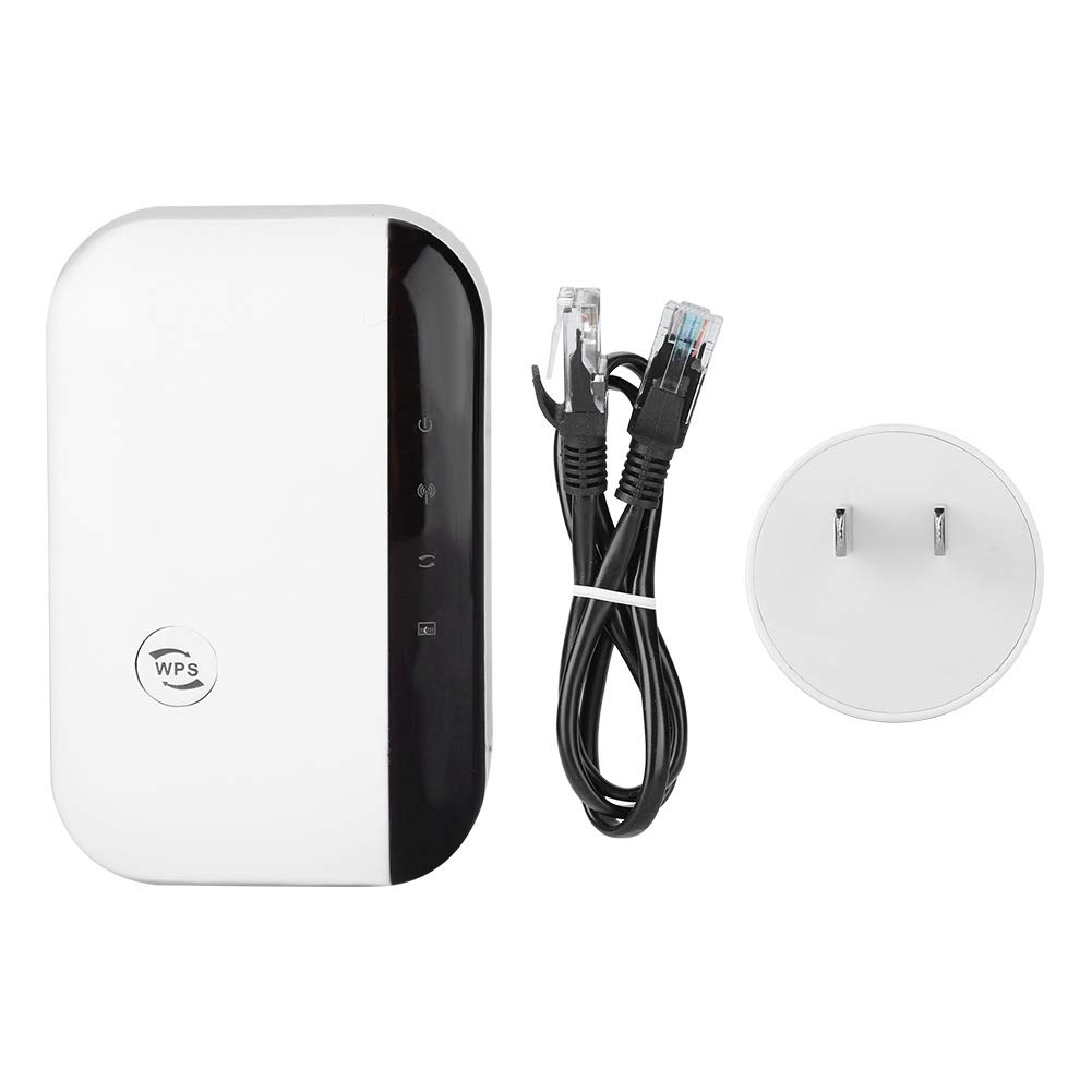 Range Extender Up to 300M /Relay Mode Mini Access Point Reapter Booster Internet Amplifier 2.4GHz-2.4835GHz Fast Data with WPS Encryption(US Plug)