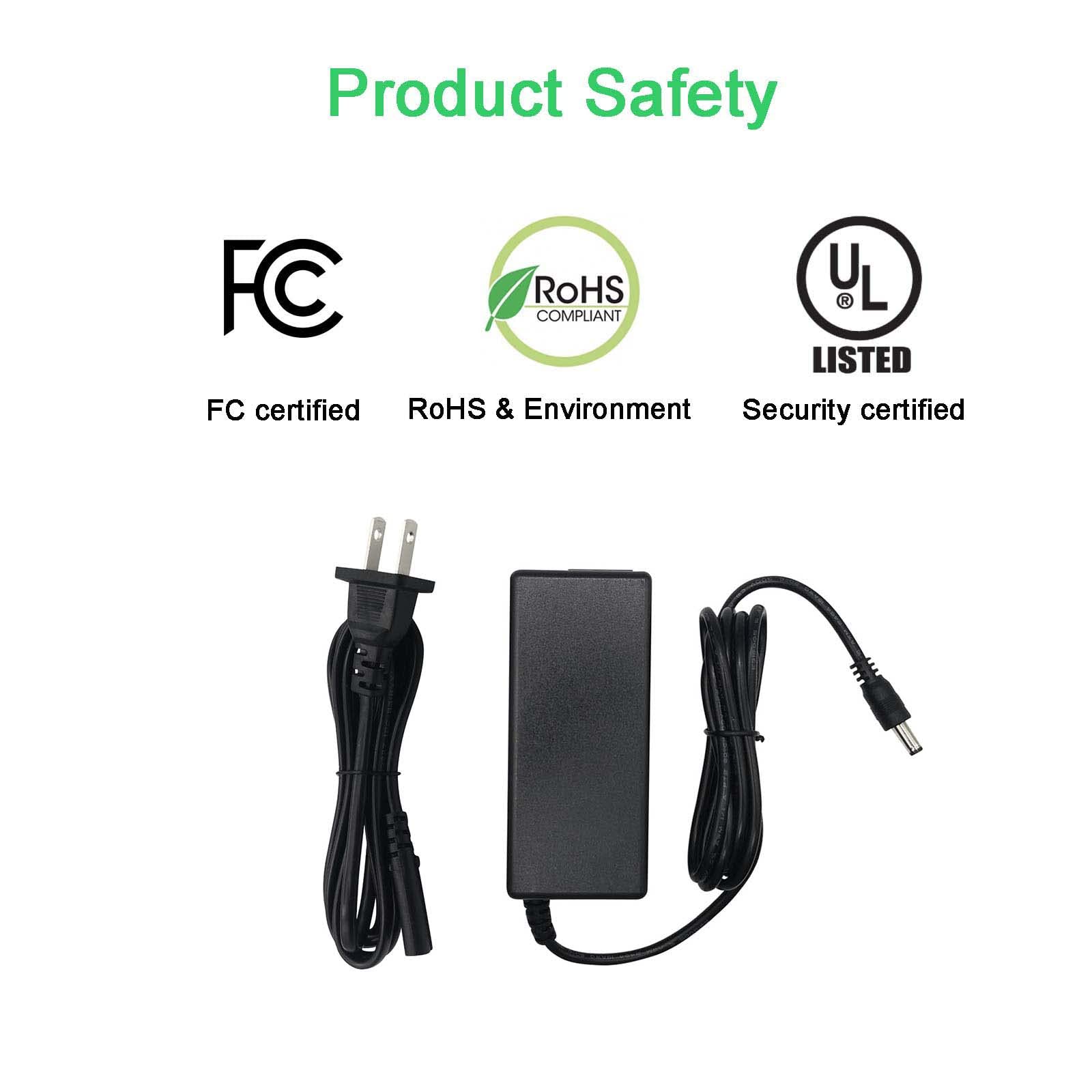 MyVolts 12V Power Supply Adaptor Compatible with/Replacement for LaCie AR35U3 External Hard Drive - US Plug