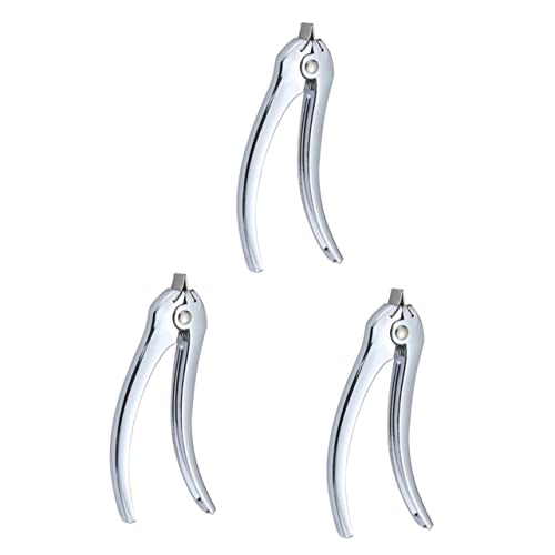 BESTonZON 3pcs Clam Opener Cover Clip Crab Tools Home Tools Specialty Tools Shellfish Clam Rake with Basket Seafood Opening Cutter Sturdy Clam Opening Tool Daily Use Clam Opener Clam Clip