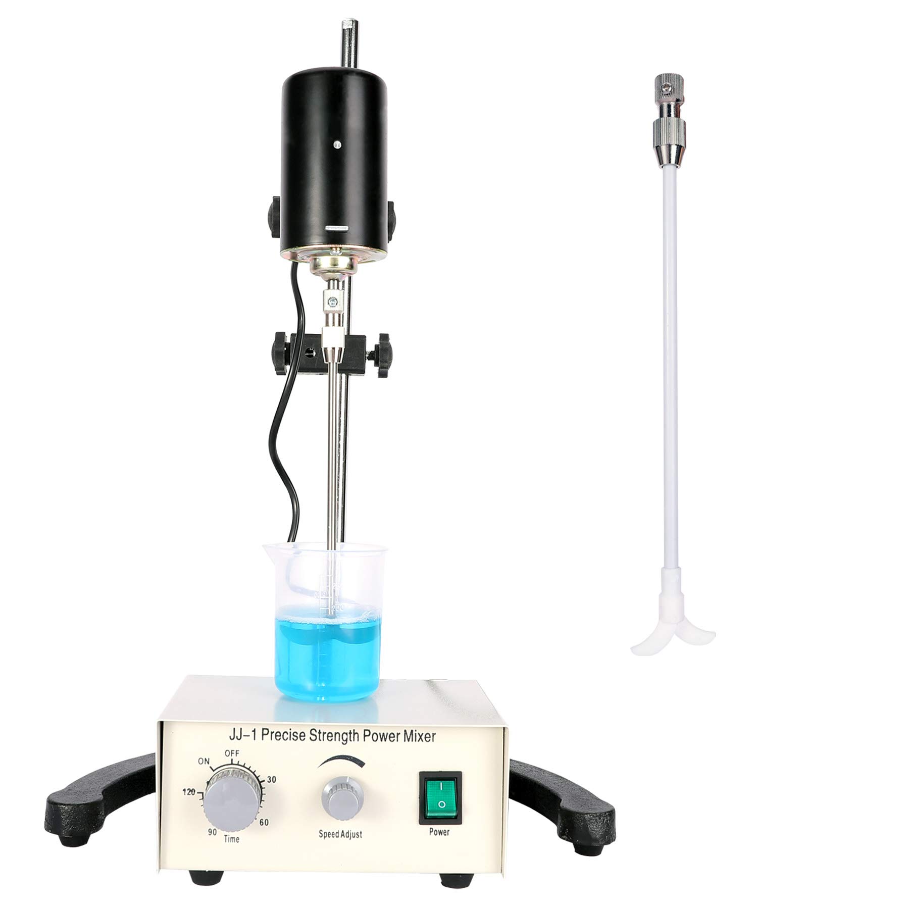 VONOYA Electric Overhead Stirrer, Digital Auto Stirrer with Time Setting & Speed Adjusting, 0-3000 RPM, Adjustable Height Mechanical Mixer with Stirring Rod, Home Lab Homebrew Industrial Stirrer