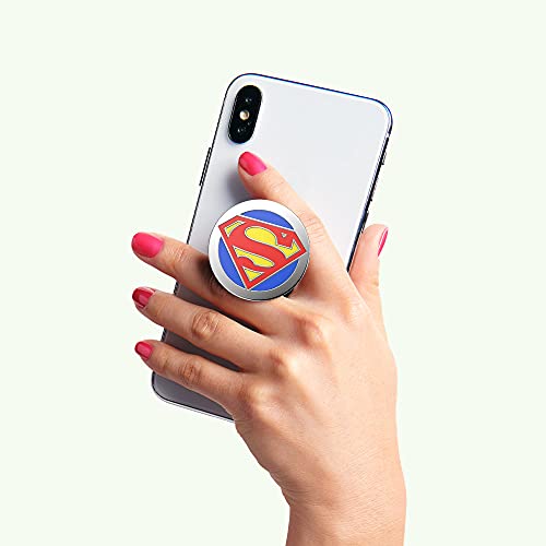 PopSockets Phone Grip with Expanding Kickstand, PopSockets for Phone - Enamel Superman