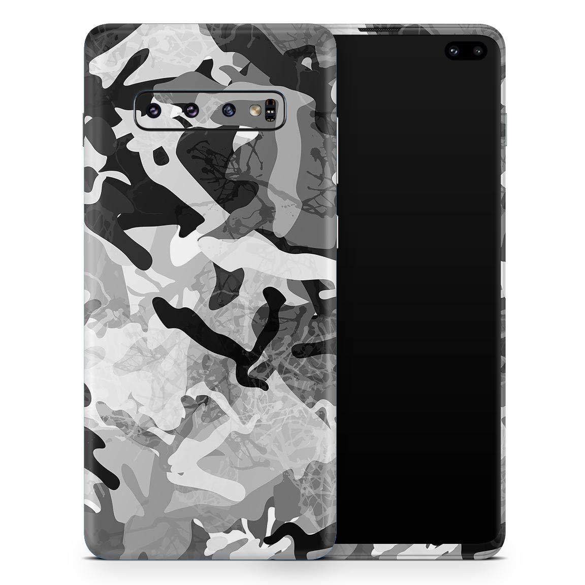 DesignSkinz Desert Snow Camouflage V2 Protective Vinyl Decal Wrap Skin Cover Compatible with The Samsung Galaxy S20 (Screen Trim & Back Glass Skin)