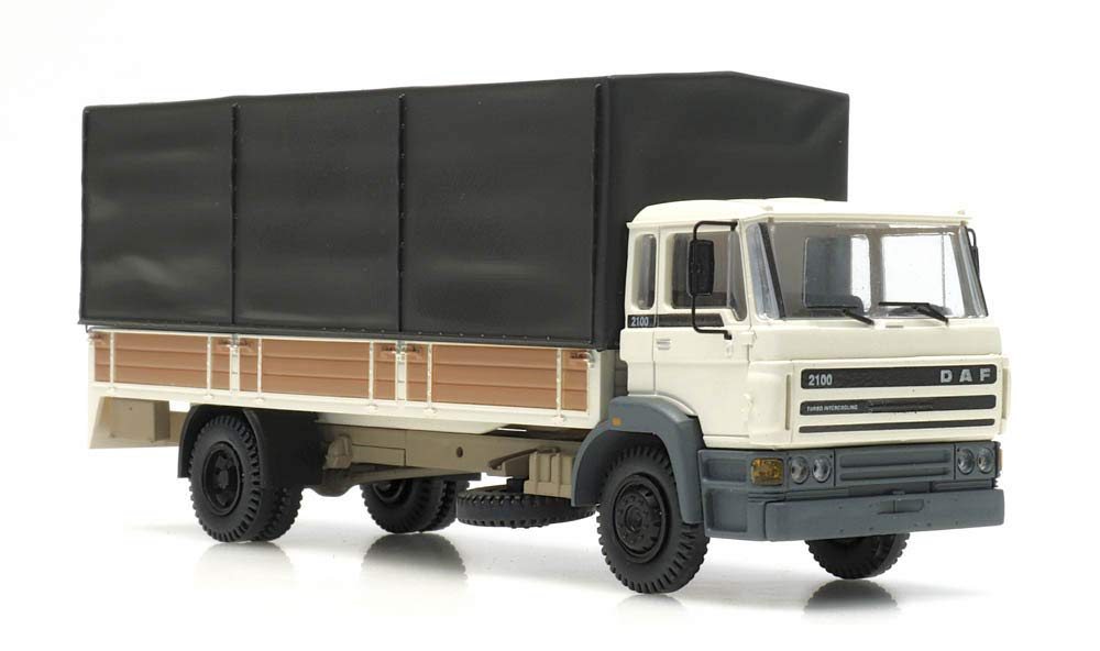ARTITEC DAF Tilting Cabin 1987, Movable Hood, White 1/87 Finished Model Truck