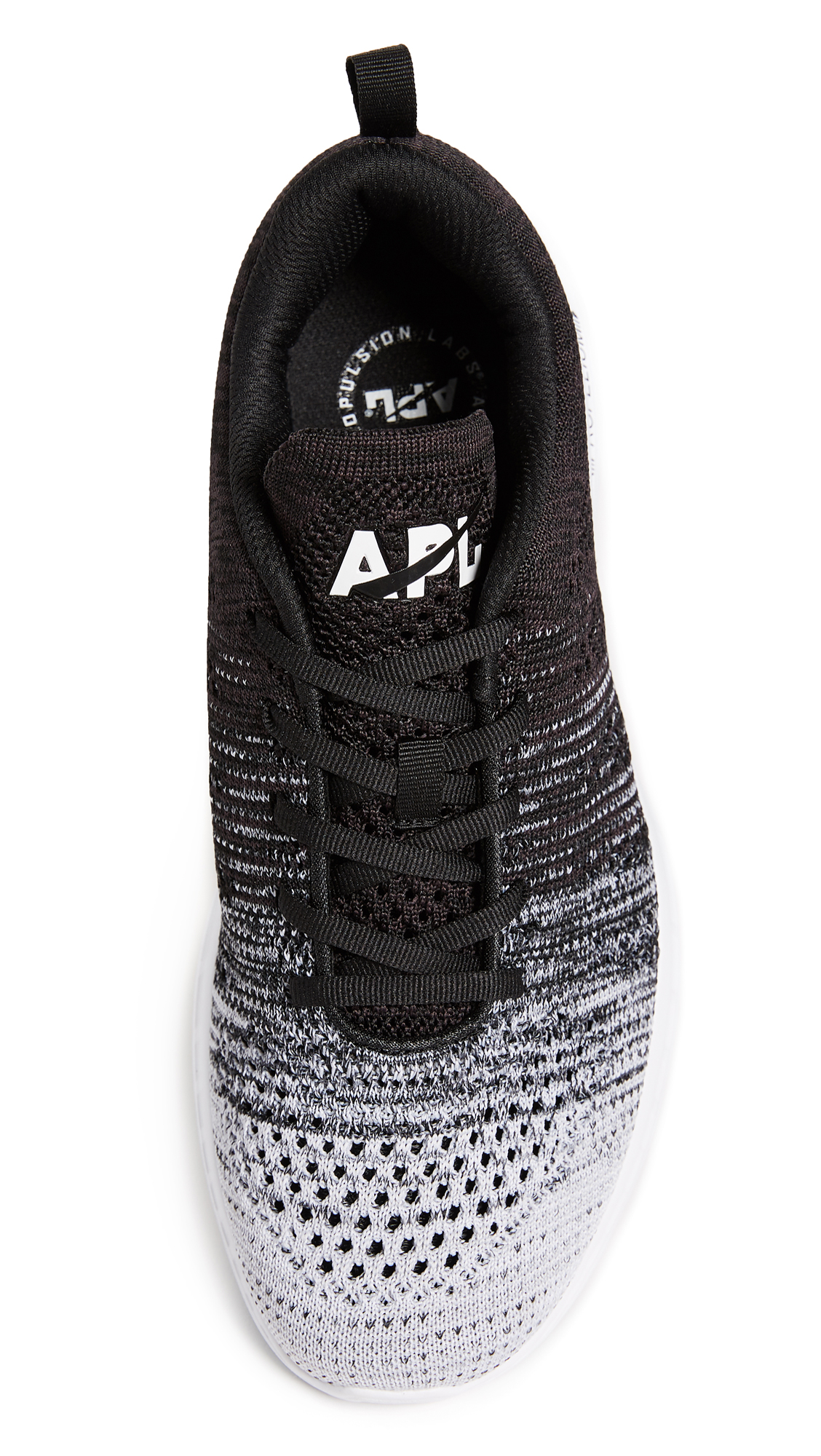 Athletic Propulsion Labs (APL) Techloom Pro White/Heather Grey/Black Melange 9 B (M)