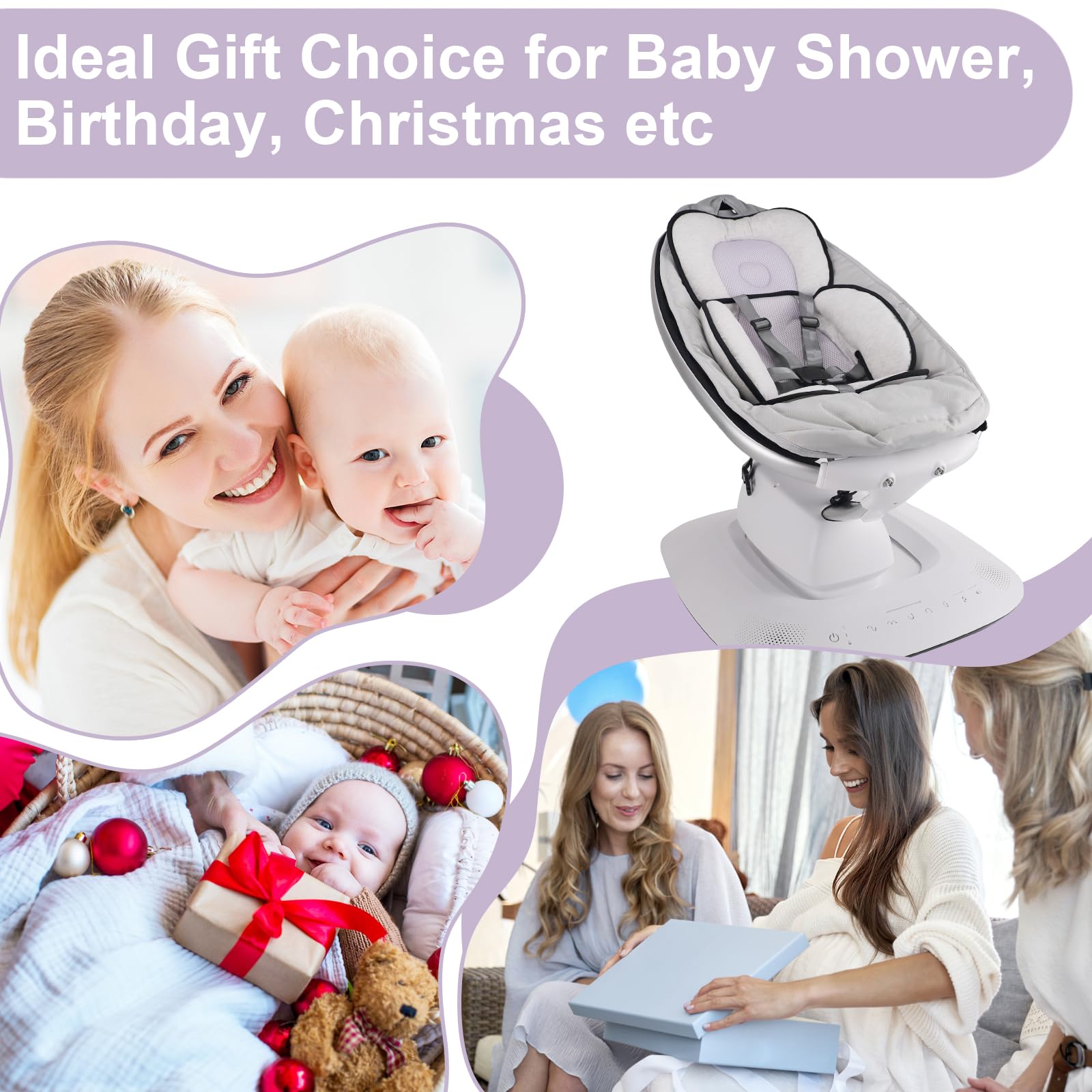 vocheer Toddler Stroller Cushion, Infant Car Seat Cushion Stroller Support Pillow for Newborn 0-12 Months