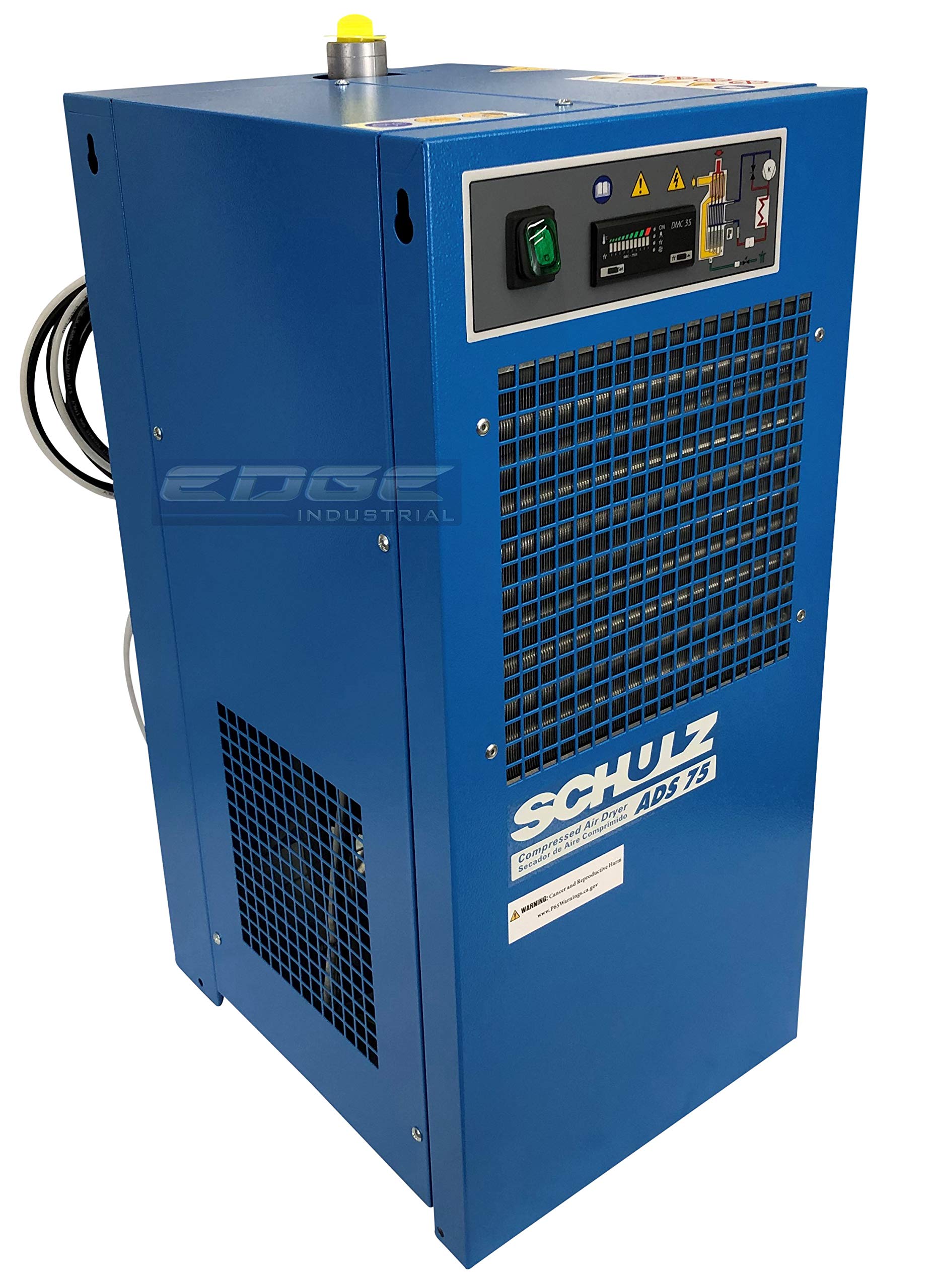 SCHULZ REFRIGERATED AIR DRYER FOR AIR COMPRESSOR, COMPRESSED AIR SYSTEMS, 75 CFM, GOOD FOR 15HP & 20HP COMPRESSORS (STAND ALONE DRYER)