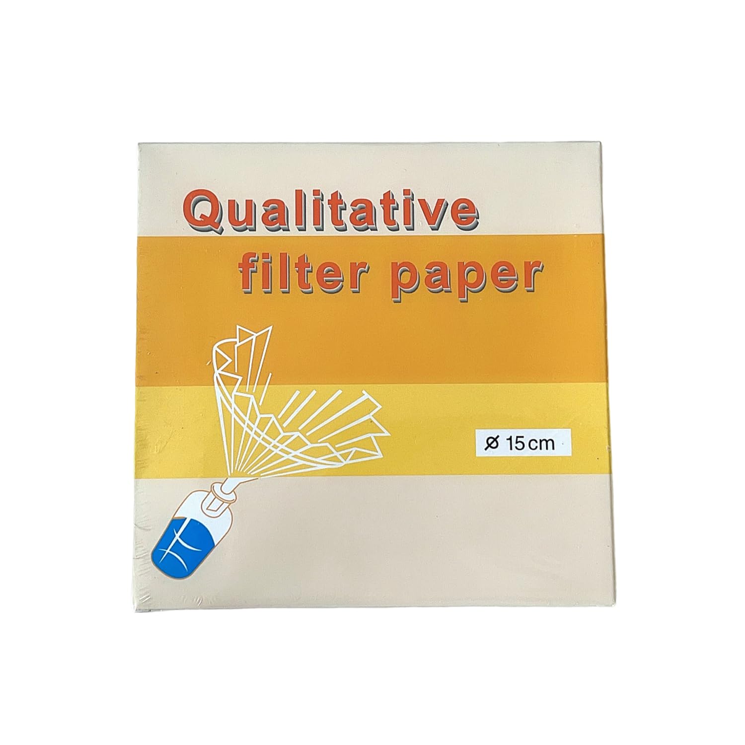 Deschem 15cm 10-15μm Qualitative Filter Paper OD=150mm Slow Speed 100 Pcs/Lot