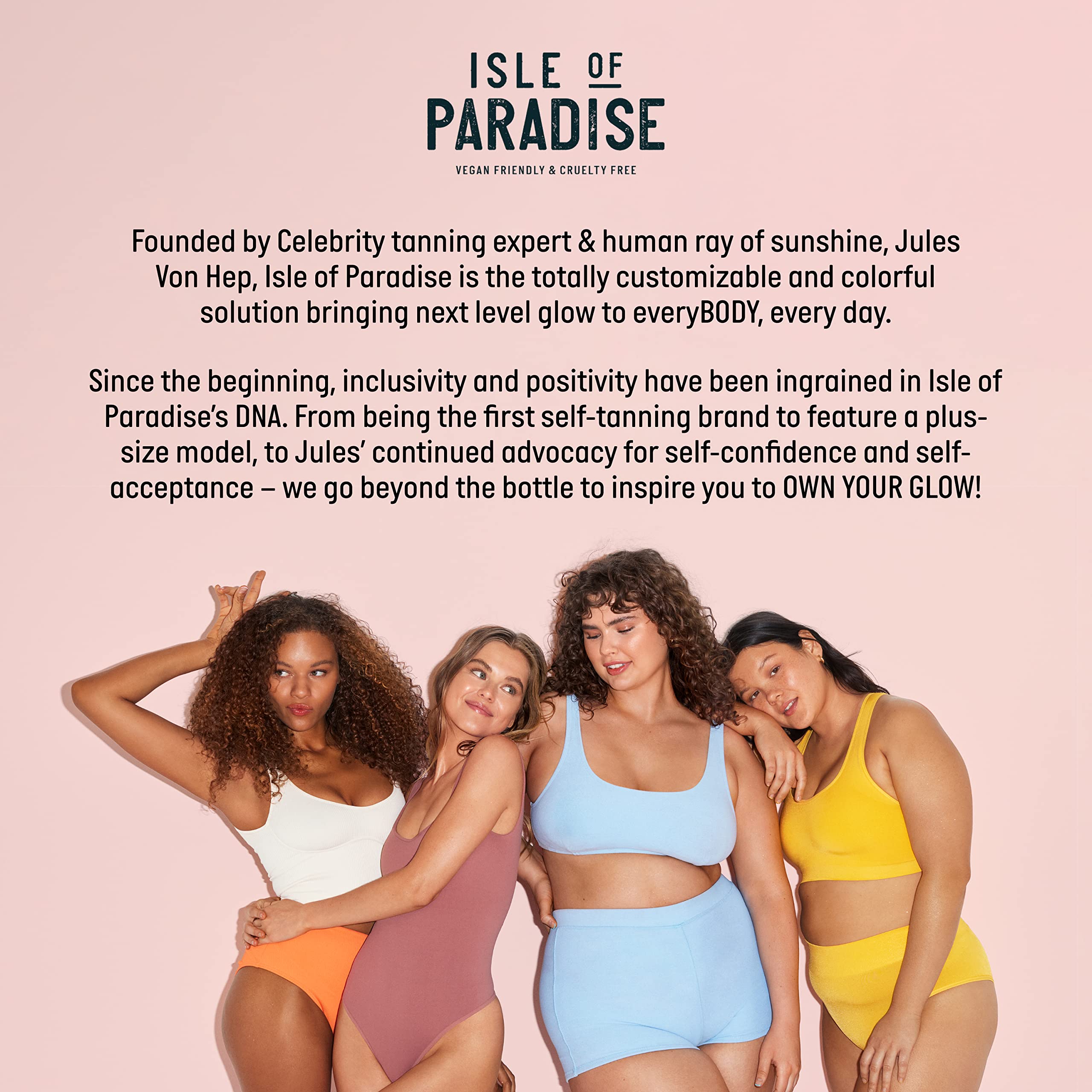 Isle of Paradise Tanning Applicator Mitt - Water Resistant and Streak Free Tan Applicator Mitt for Flawless Finish, 1 Count